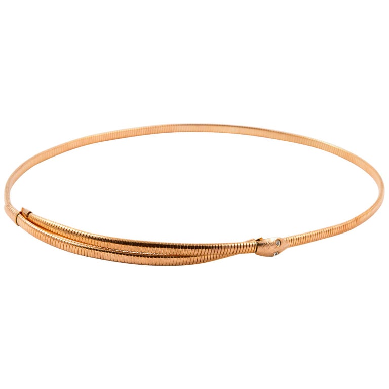 1980s Elasticated Turbogas Snake Belt For Sale at 1stDibs