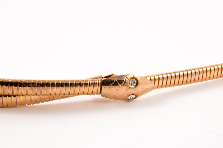 1980s Elasticated Turbogaz Snake Belt For Sale at 1stDibs