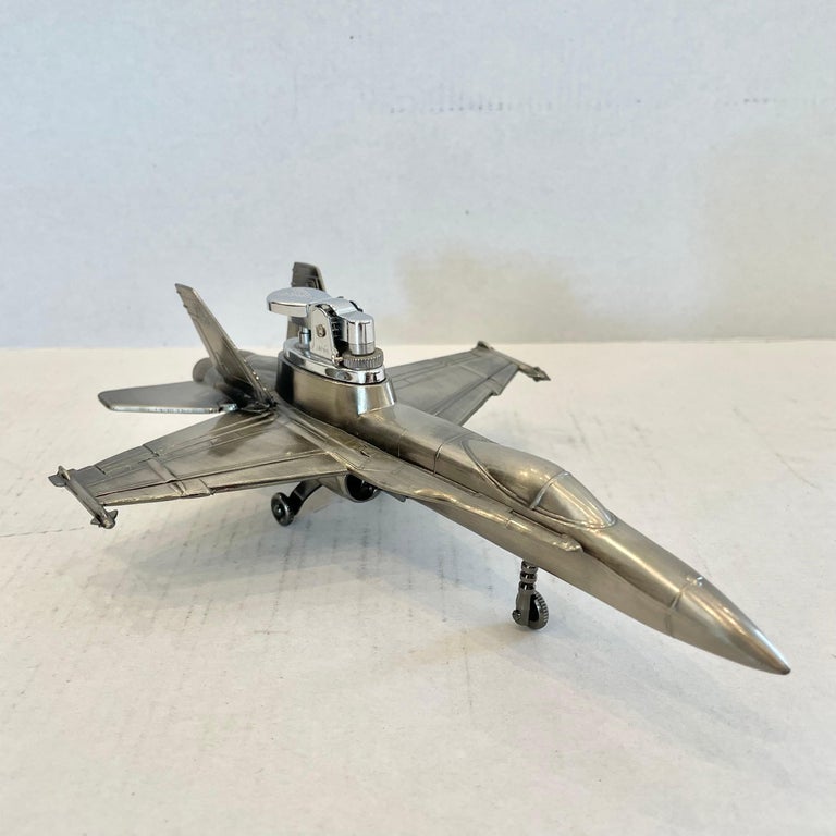 1980s F-18 Hornet Fighter Jet Lighter at 1stDibs