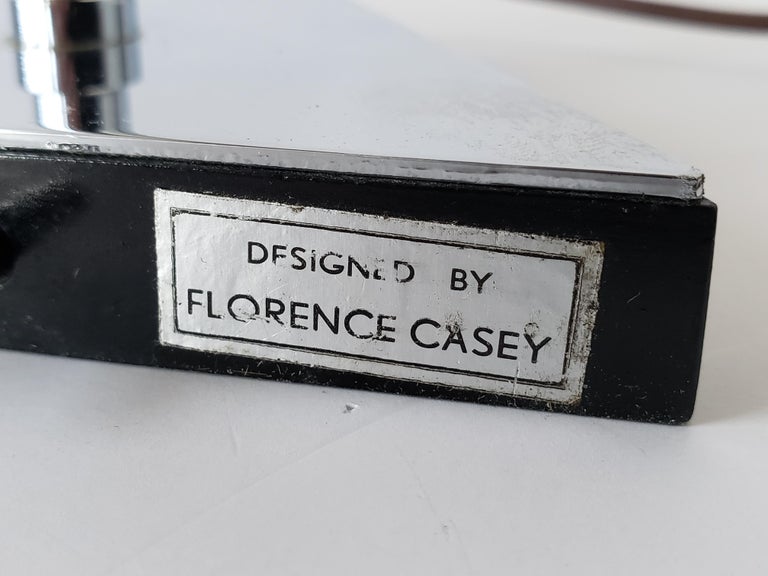 1980s Florence Casey Chrome Modular Table Lamp, Italy at 1stDibs