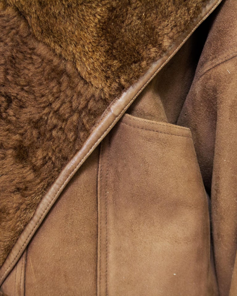 1980s Genny Brown Suede Bomber Jacket For Sale at 1stDibs