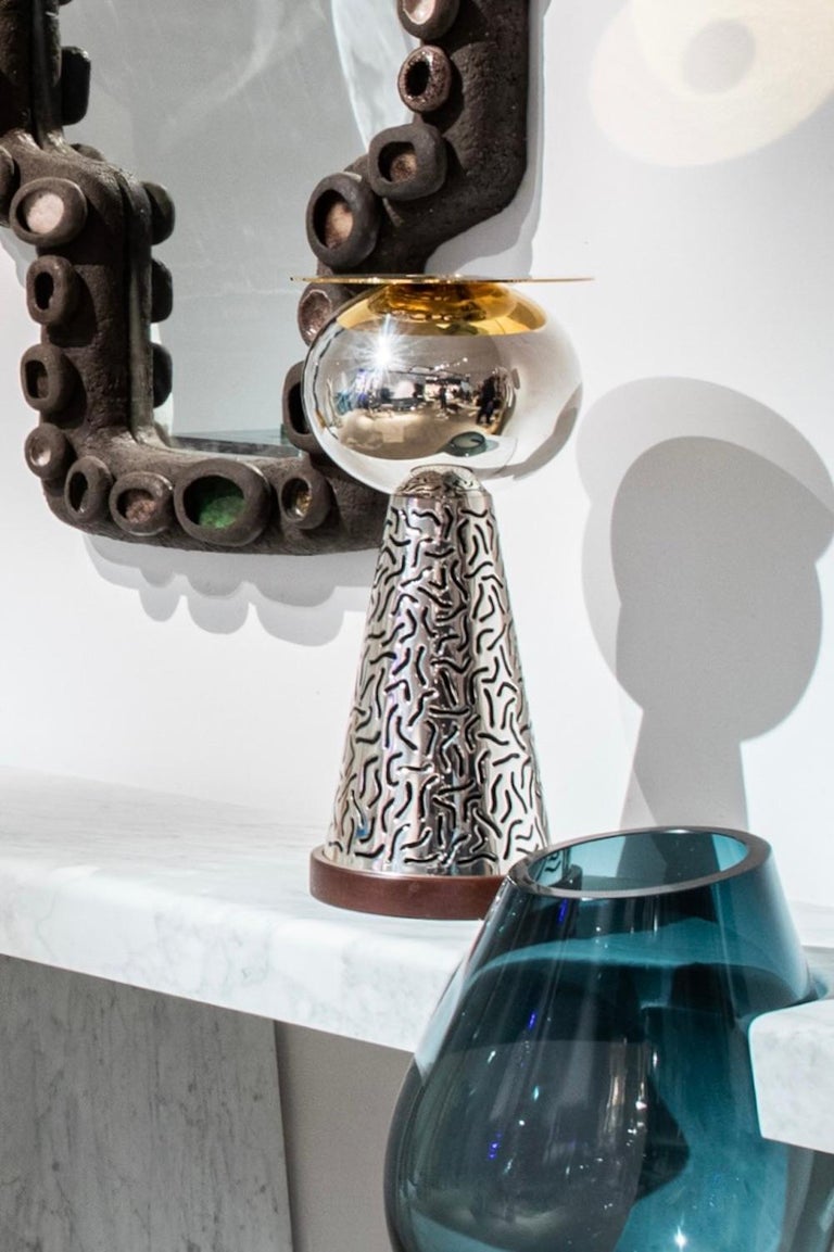 1980s German Silver vase from the Bharata series by Ettore Sottsass For ...