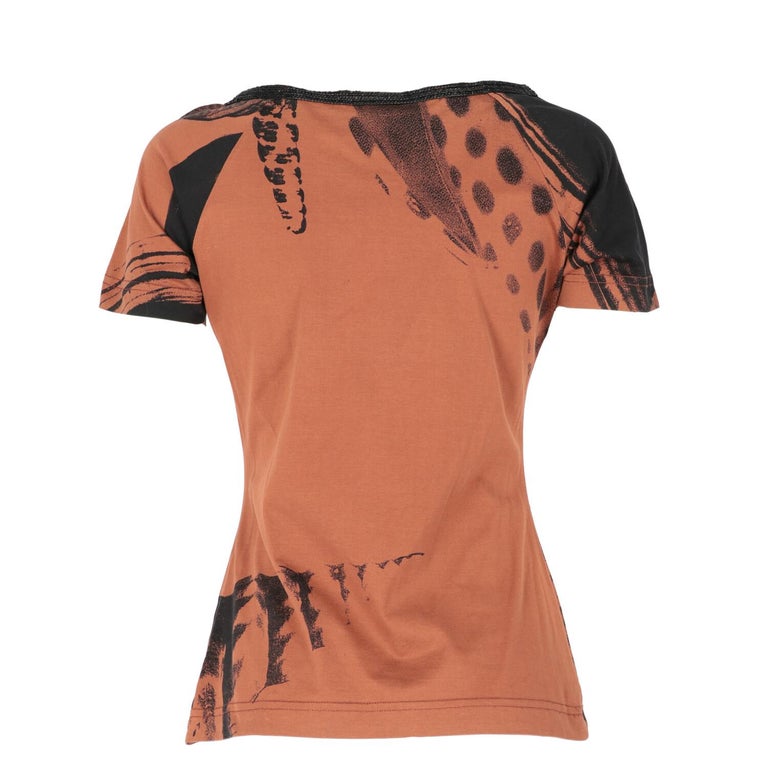 1980s Gianfranco Ferré Printed T-Shirt For Sale at 1stDibs