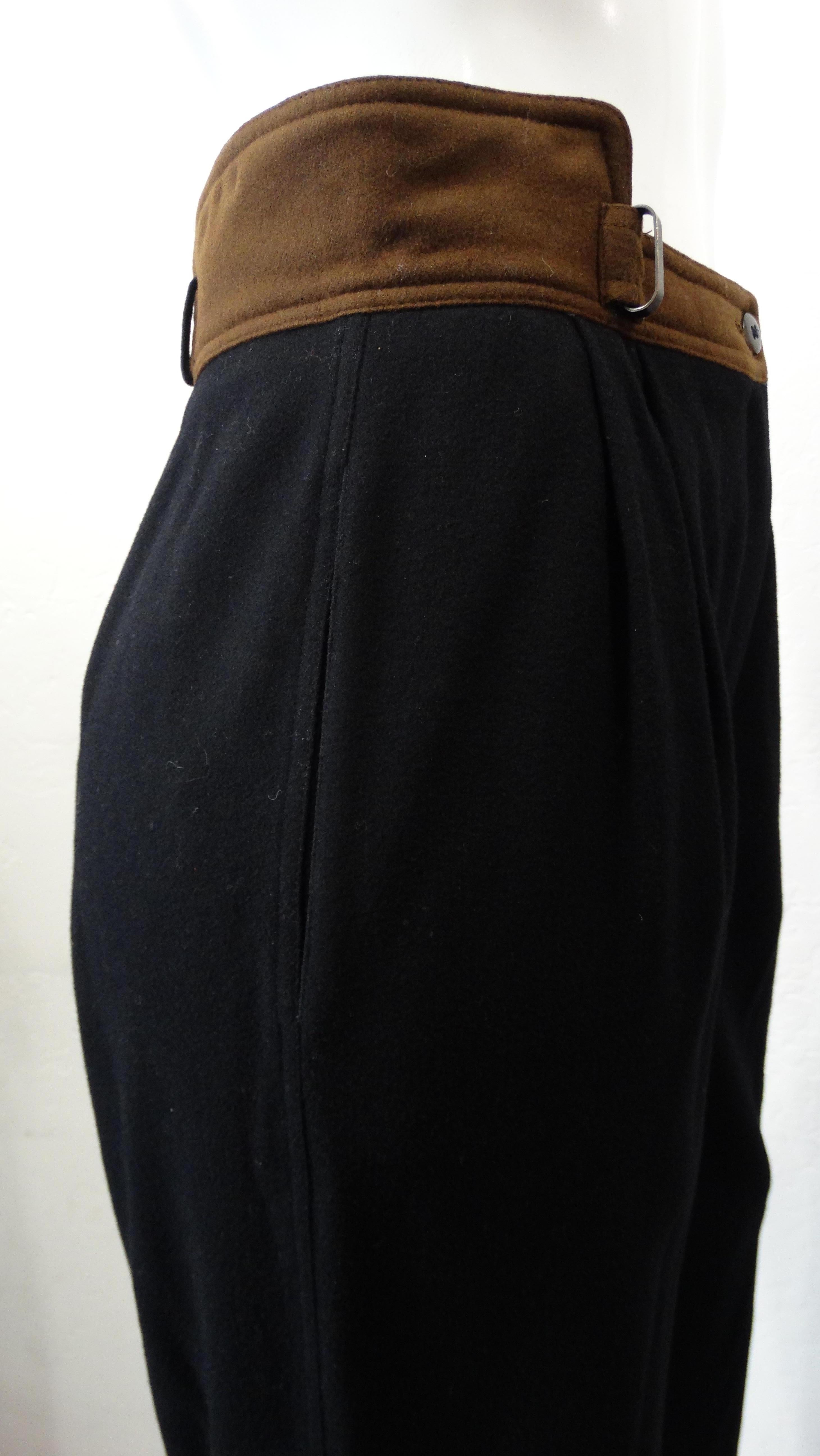 Gianni Versace 1980s Two Tone Wool Riding Pants at 1stDibs | two tone ...
