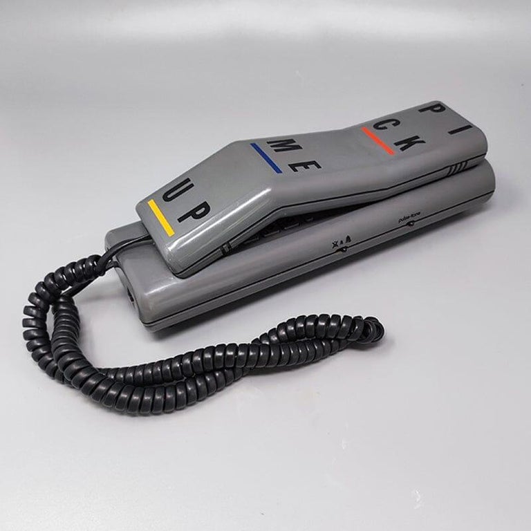 1980s Gorgeous Swatch Phone "Pick me Up", Memphis Style For Sale at 1stDibs