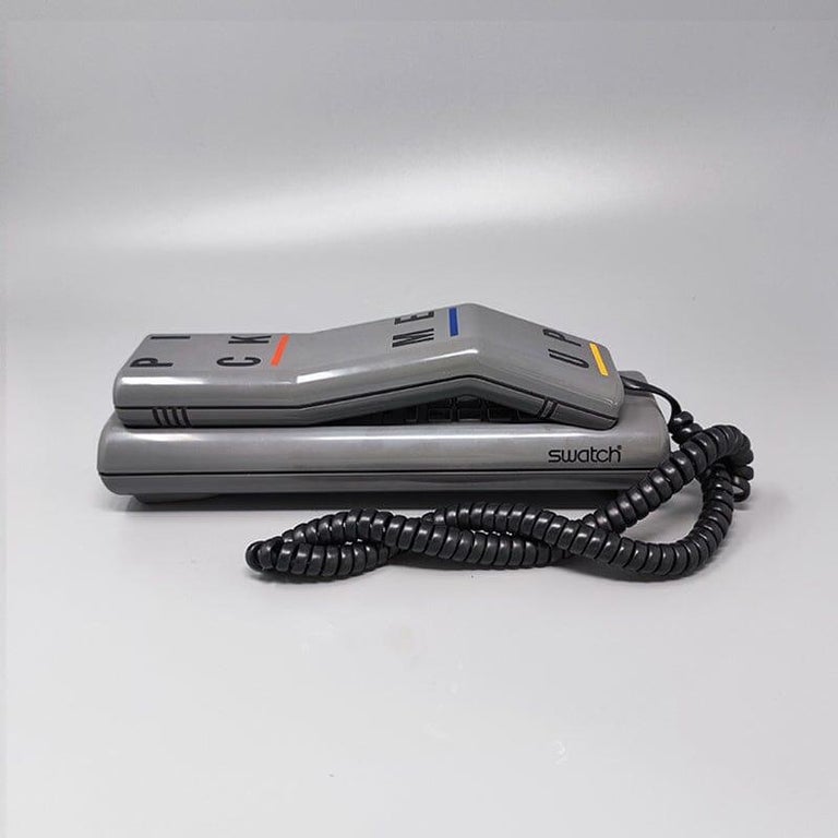 1980s Gorgeous Swatch Phone "Pick me Up", Memphis Style For Sale at 1stDibs