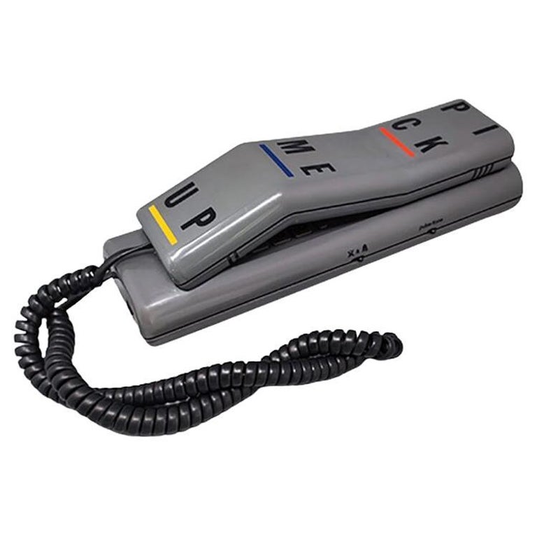 1980s Gorgeous Swatch Phone "Pick me Up", Memphis Style For Sale at 1stDibs