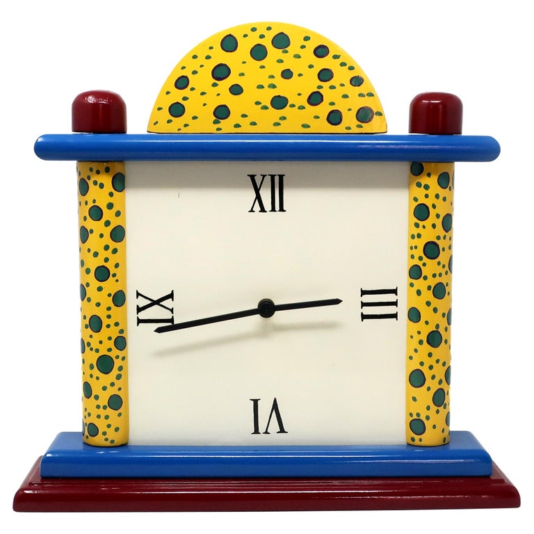 1980s Handmade Mantle Clock at 1stDibs