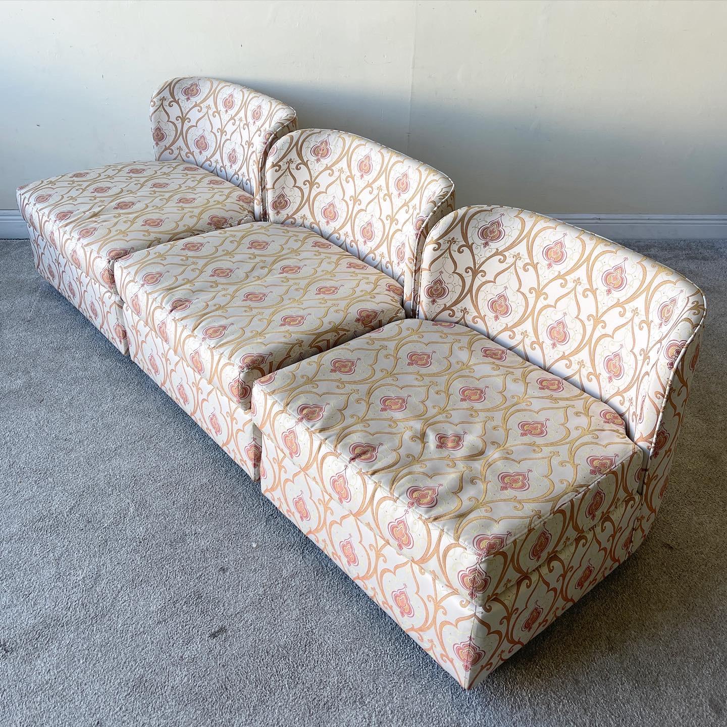 1980s Henredon Folio 500 Sectional Sofa - 3 Pieces For Sale at 1stDibs