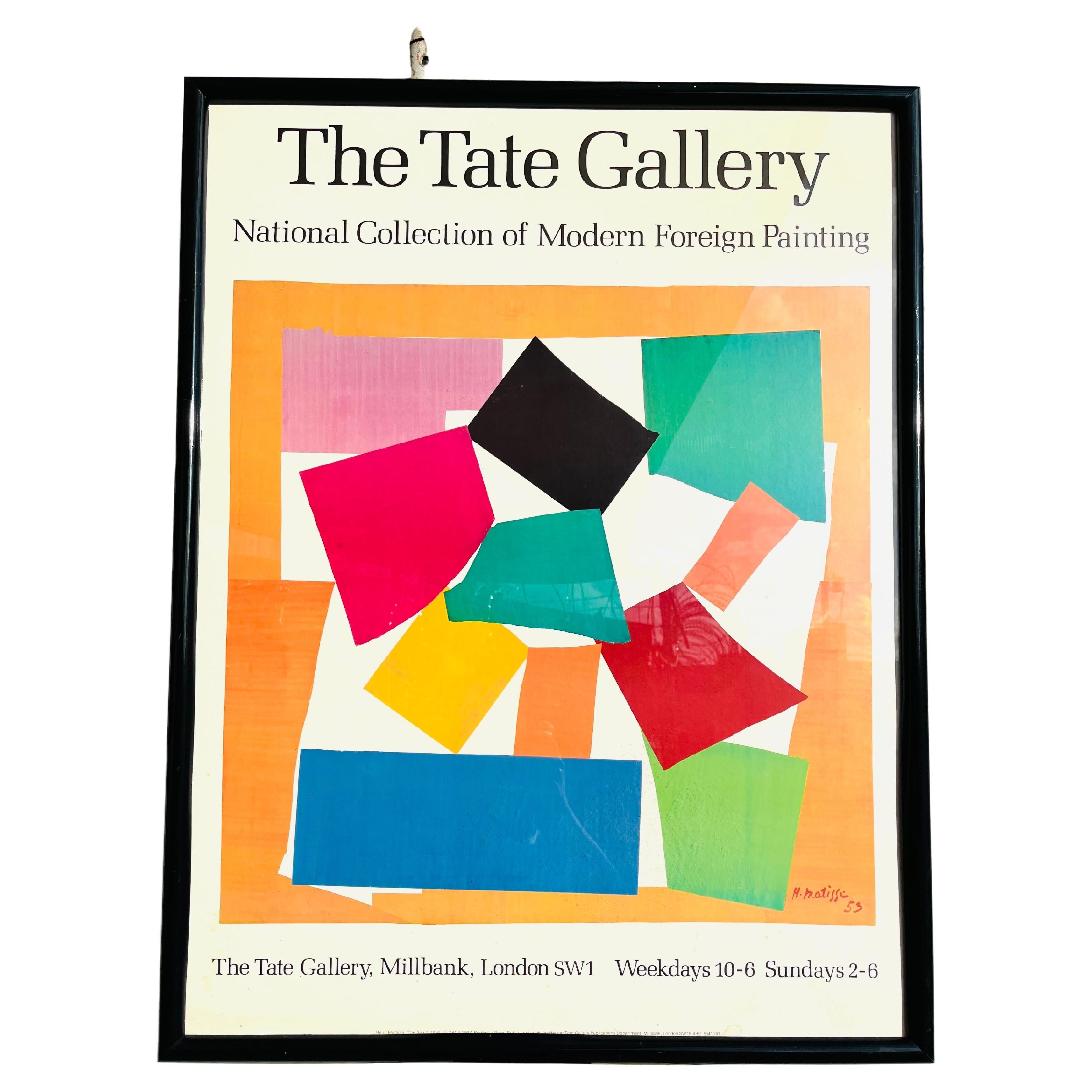 Original Vintage Exhibition Poster, Henri Matisse, 'BIBLIOTHEQUE ...