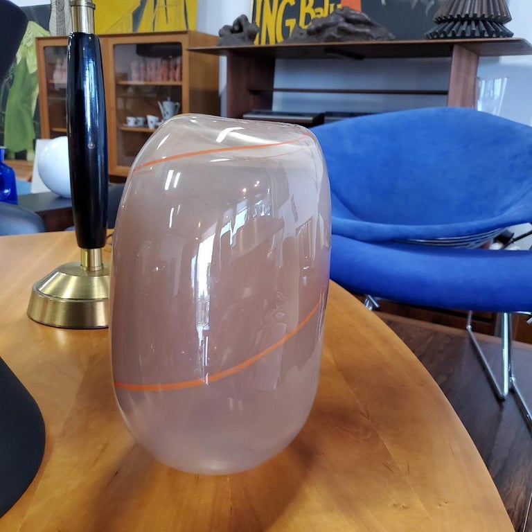 1980s Henry Dean Mid-Century Modern Mouthblown Decorative Glass Vessel ...