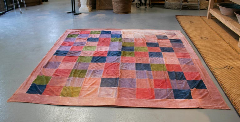 1980s Indian Hand Sewn Patchwork Tapestry For Sale at 1stDibs | quilt ...