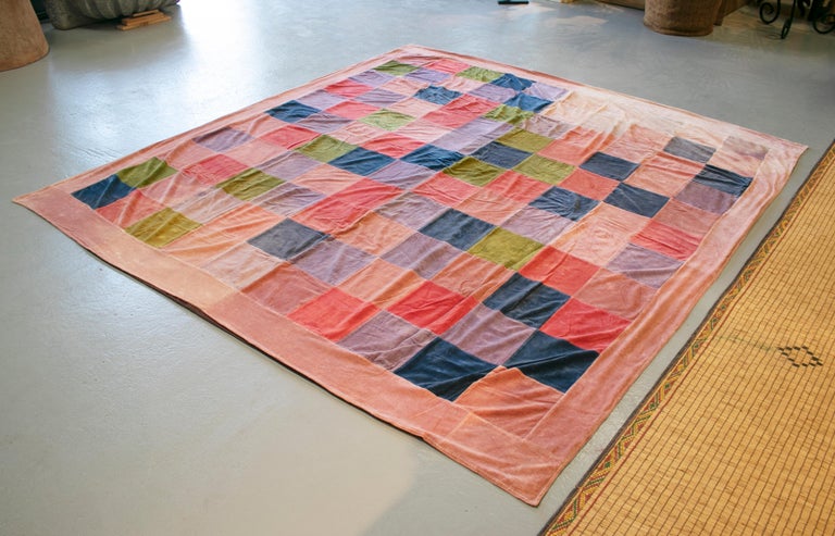 1980s Indian Hand Sewn Patchwork Tapestry For Sale at 1stDibs | quilt ...