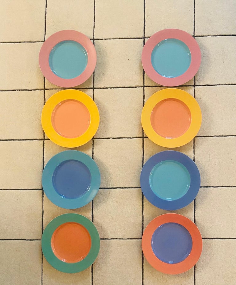 1980s Lindt Stymeist Colorways Dinnerware Service for 8, Set of 35 For ...