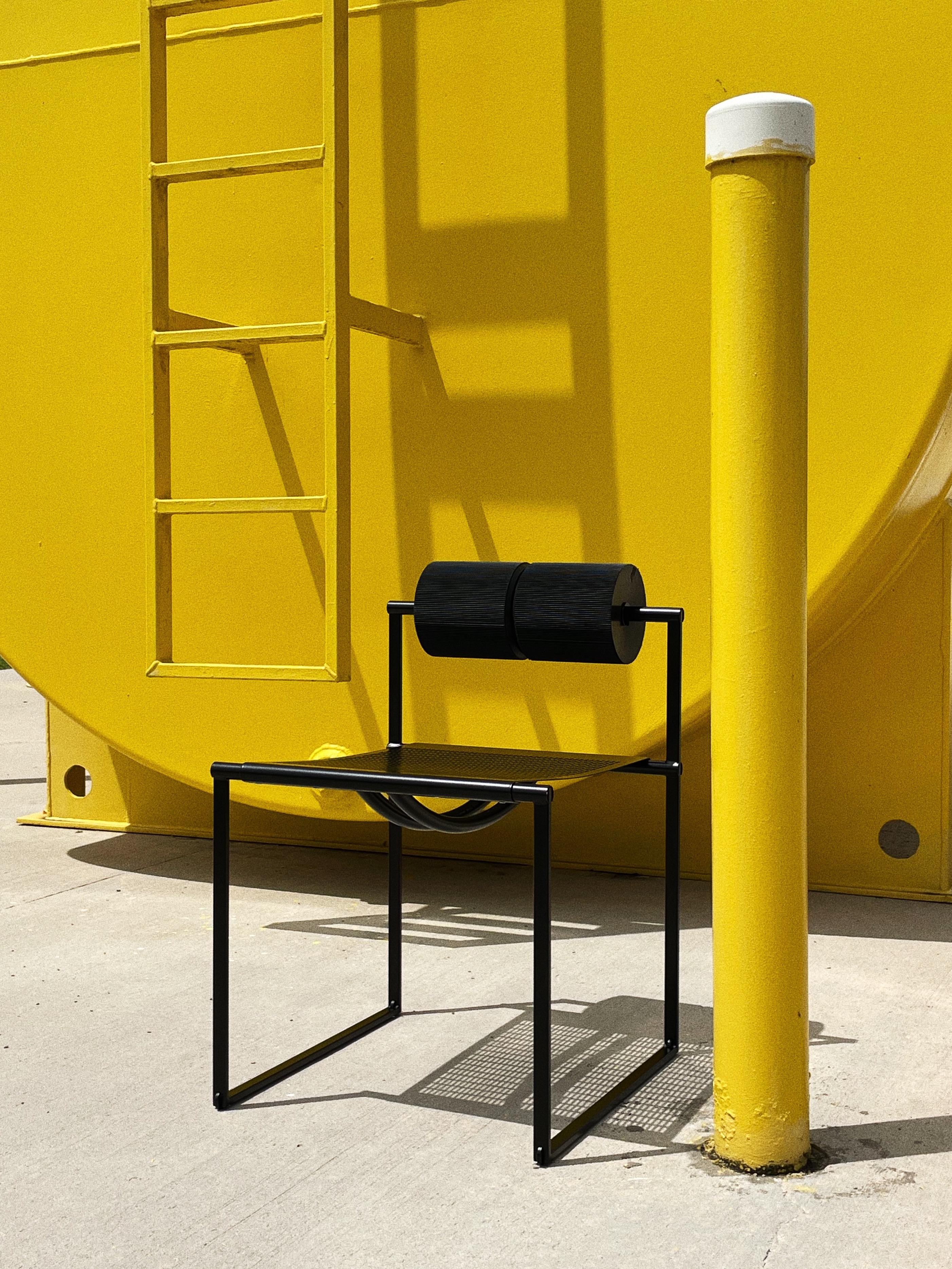 1980s Mario Botta 'Seconda' Armless Chair by Alias at 1stDibs