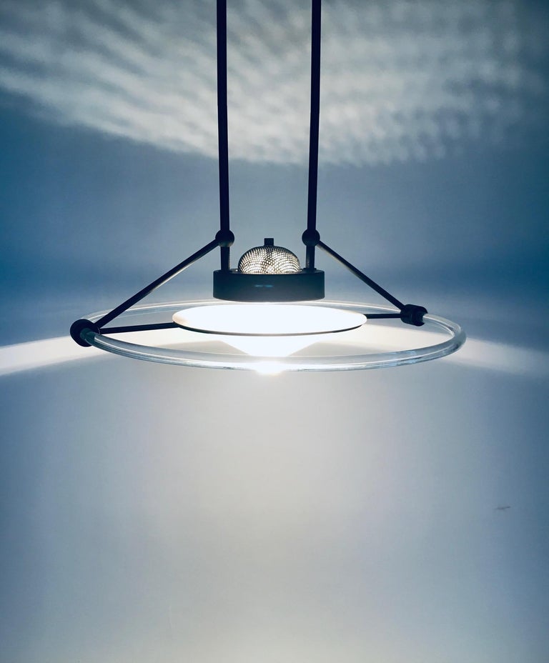 1980's Memphis Design Style Pendant Lamp For Sale at 1stDibs
