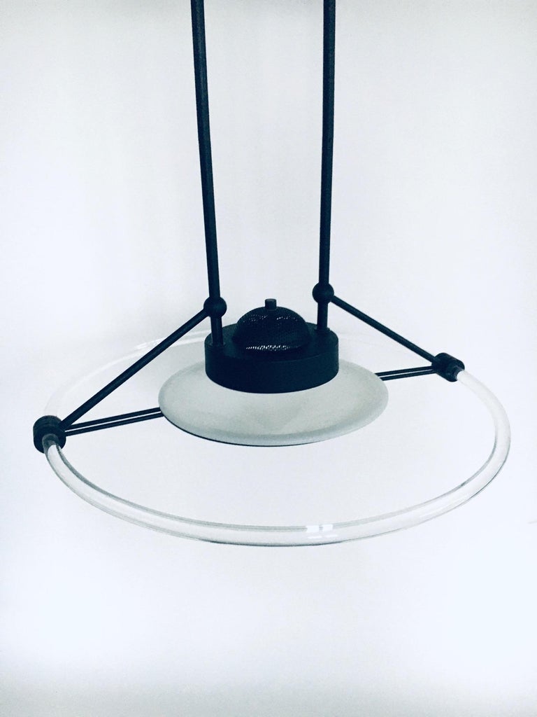 1980's Memphis Design Style Pendant Lamp For Sale at 1stDibs
