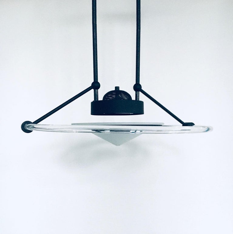 1980's Memphis Design Style Pendant Lamp For Sale at 1stDibs