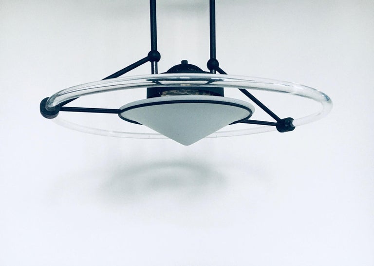 1980's Memphis Design Style Pendant Lamp For Sale at 1stDibs