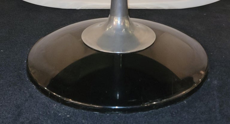 1980s Midcentury Glass and Metal Conference Table For Sale at 1stDibs