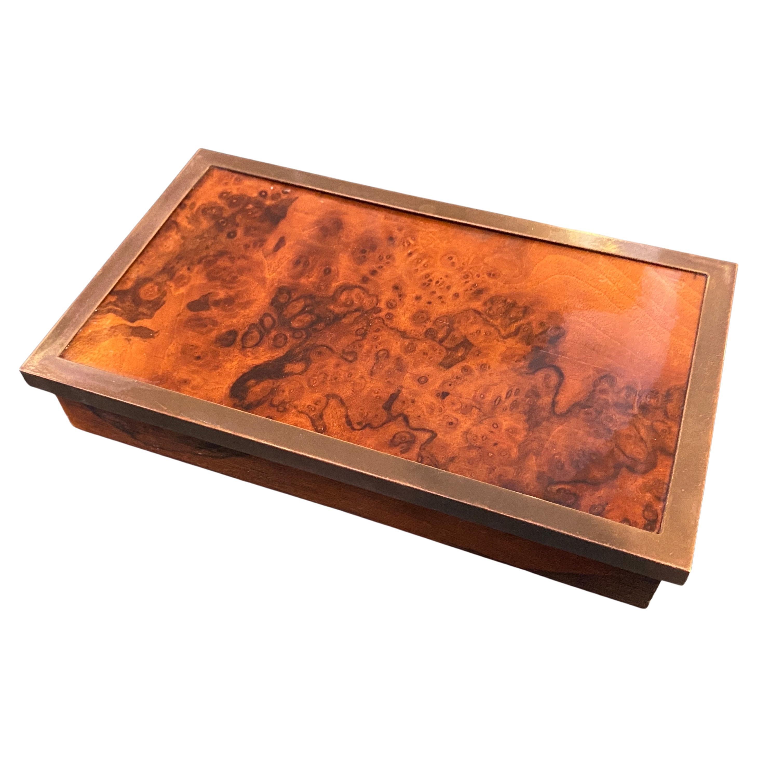 Koret Mid-Century Modern Black Patent Leather and Brass Handbag or ...