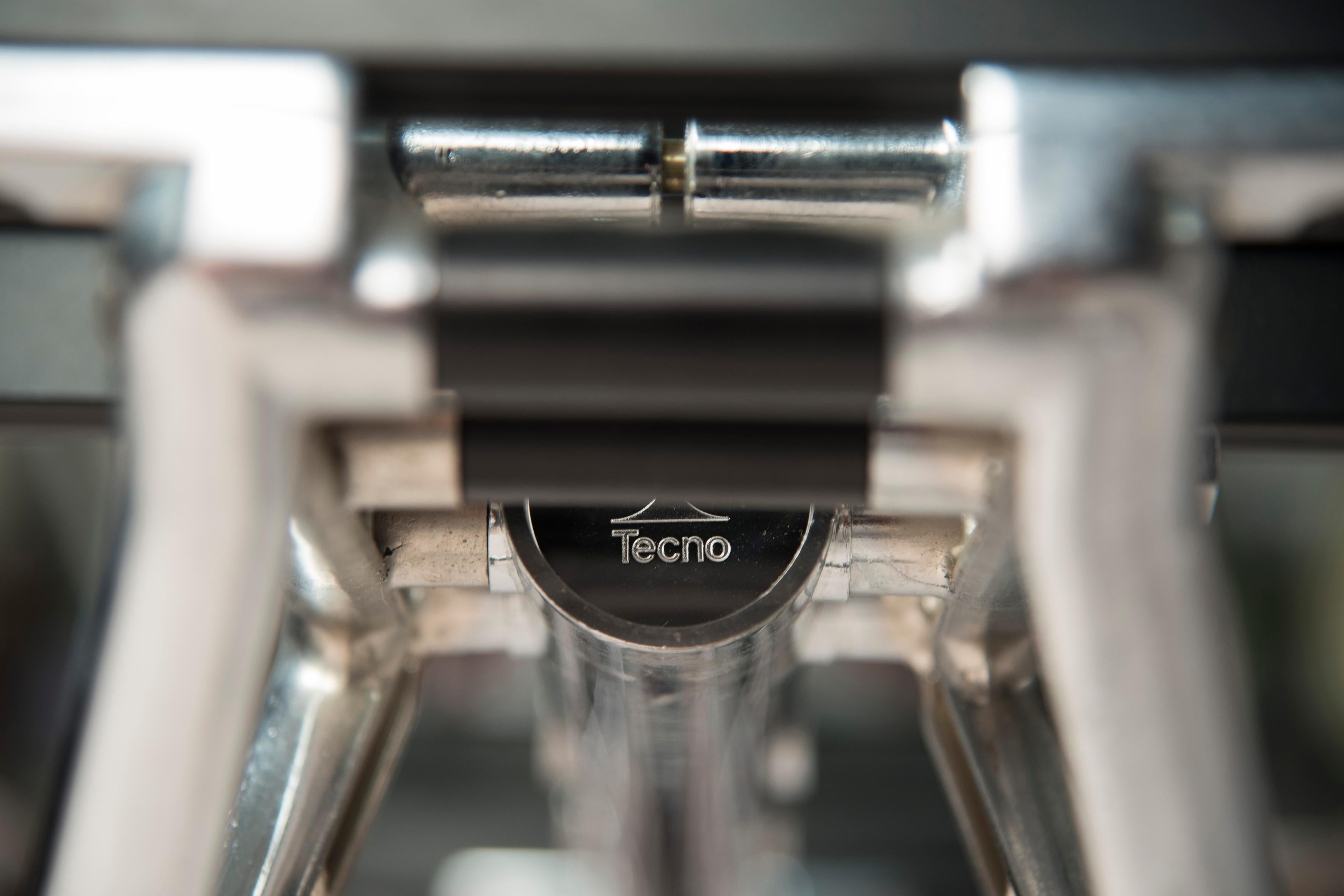 1980s Nomos Model by Norman Foster for Tecno Chromed Steel Structure ...