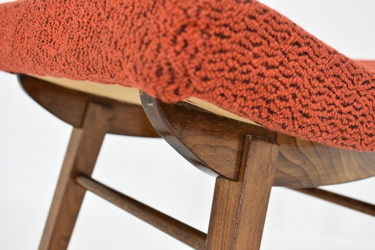 1980s Oak Stool, Czechoslovakia For Sale at 1stDibs