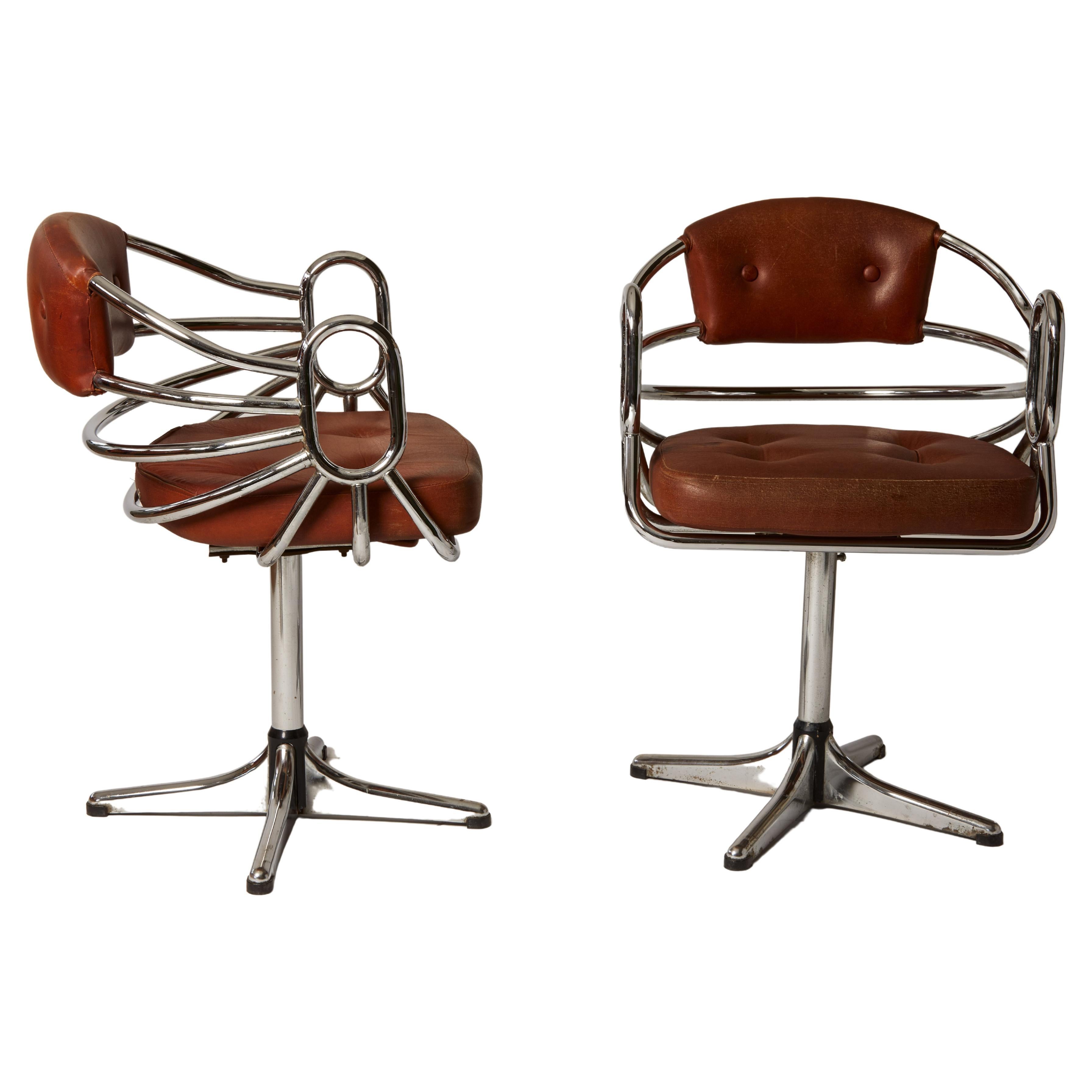 Pair of 1980s Spiral Chairs at 1stDibs