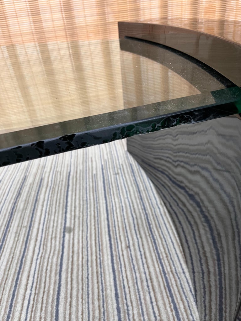 1980s, Post Modern Black Lacquer Coffee Table in the Roger Rougier ...