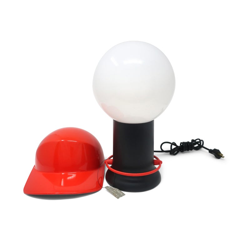 1980s Postmodern Baseball Cap Table Lamp by Giorgetto Giugiaro for ...