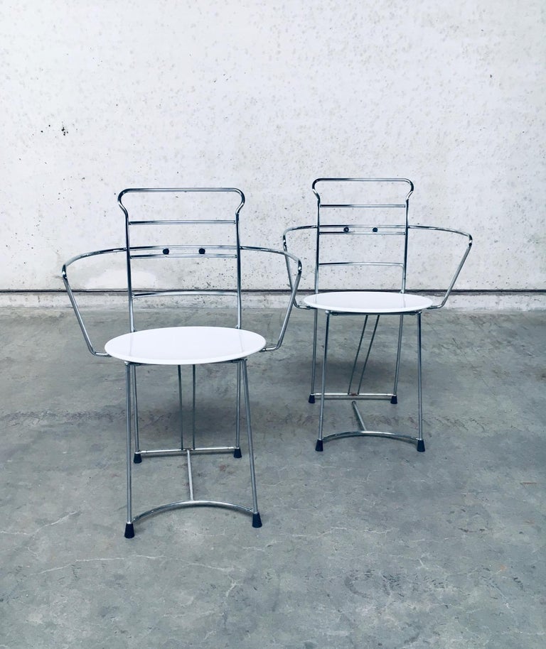 1980's Postmodern Design Chair Set Eridiana by Antonio Citterio for ...