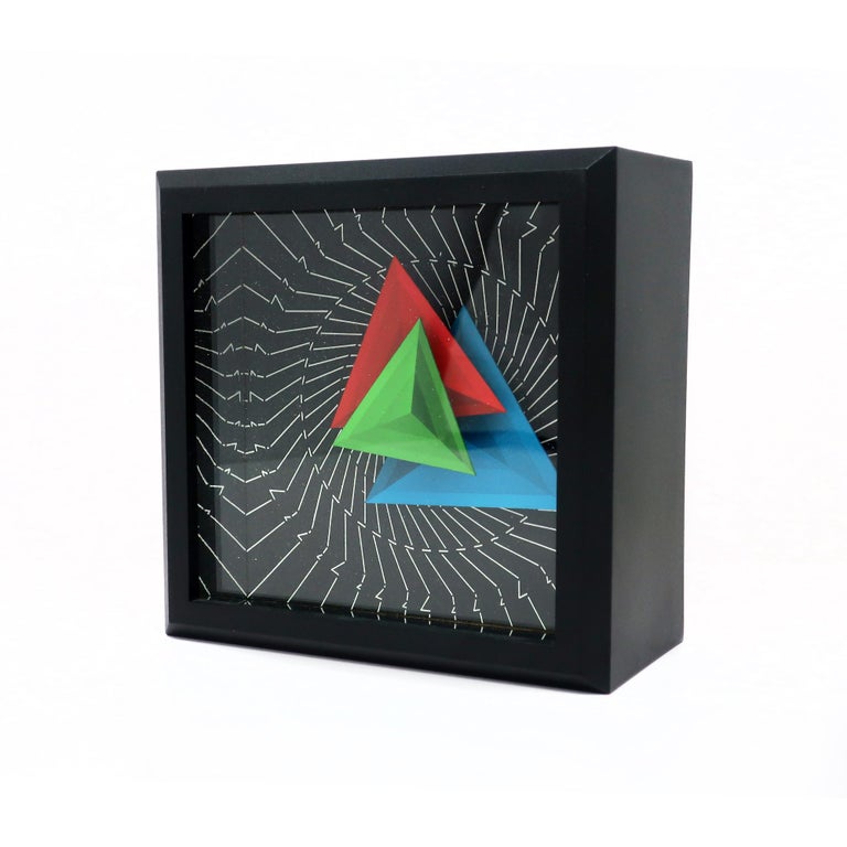 1980s Postmodern Desk Clock by Douglas Chalk for Clever Clocks For Sale ...