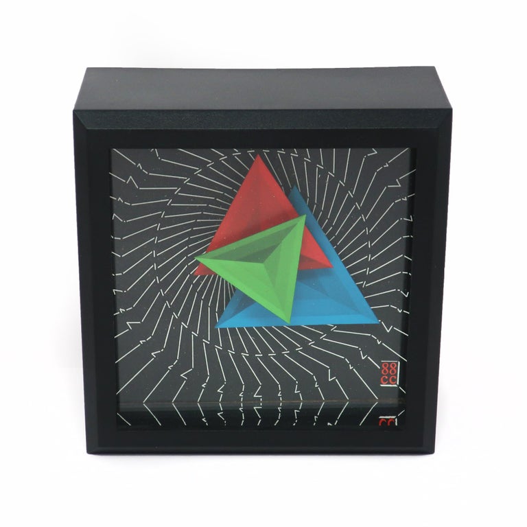 1980s Postmodern Desk Clock by Douglas Chalk for Clever Clocks For Sale ...