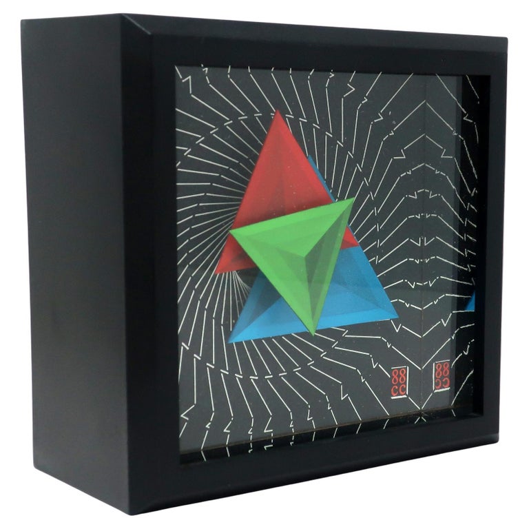 1980s Postmodern Desk Clock by Douglas Chalk for Clever Clocks For Sale ...