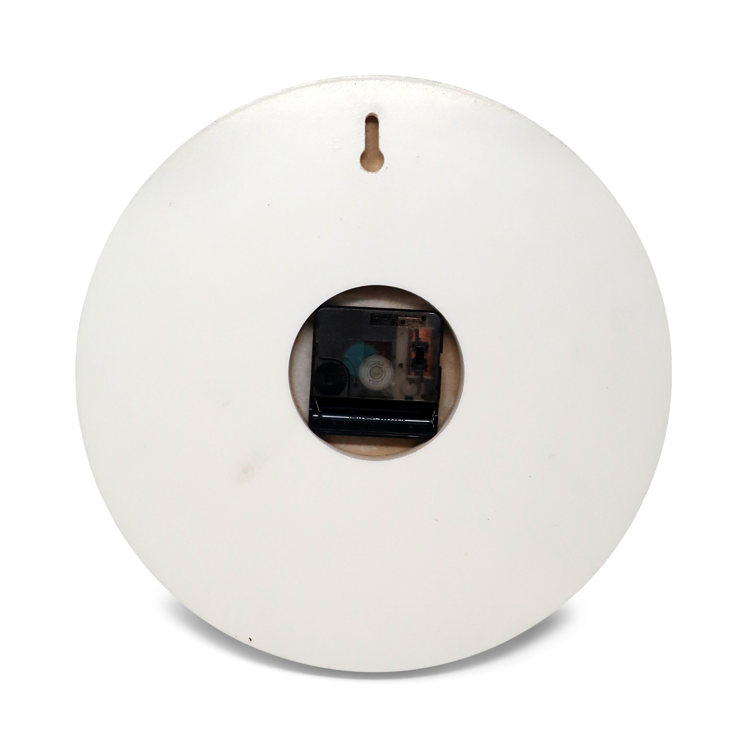 1980s Postmodern Multicolored Canetti Wall Clock at 1stDibs