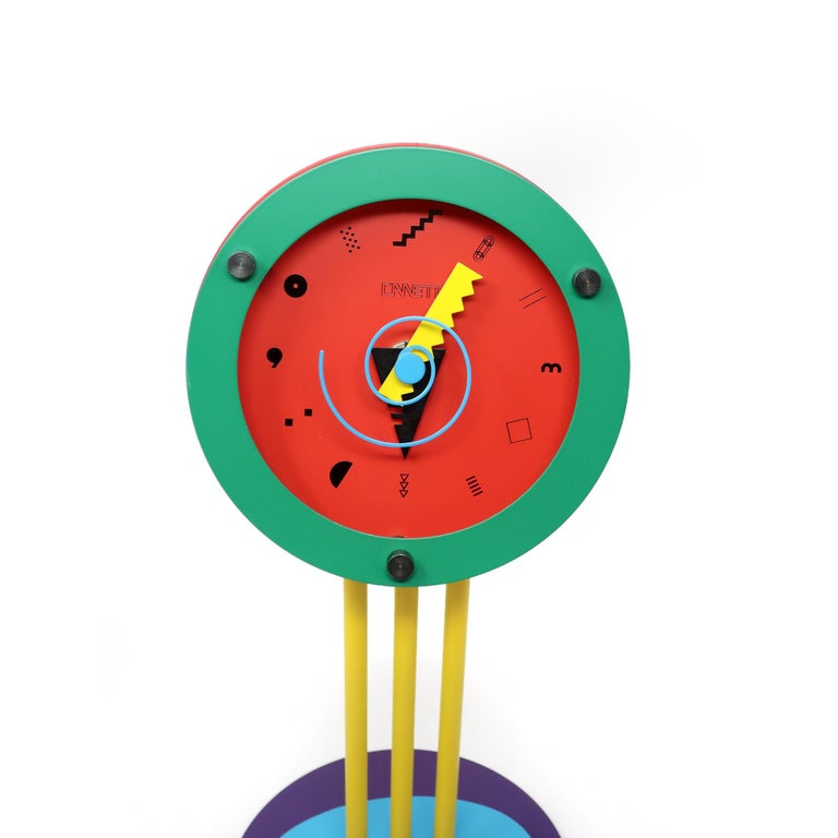 1980s Postmodern "Paradise" Table Clock by Shohei Mihara for Wakita and ...