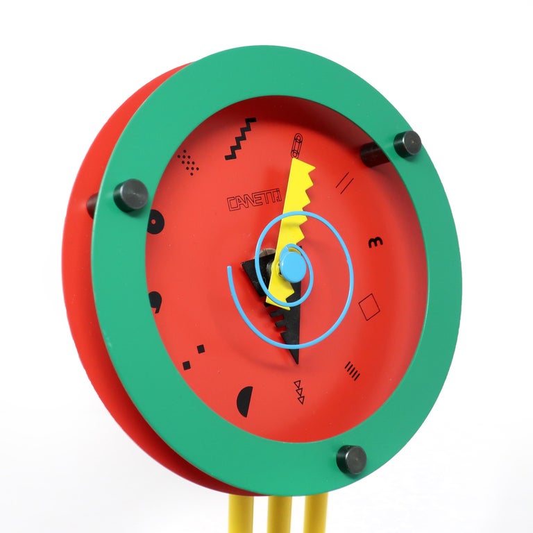 1980s Postmodern "Paradise" Table Clock by Shohei Mihara for Wakita and ...