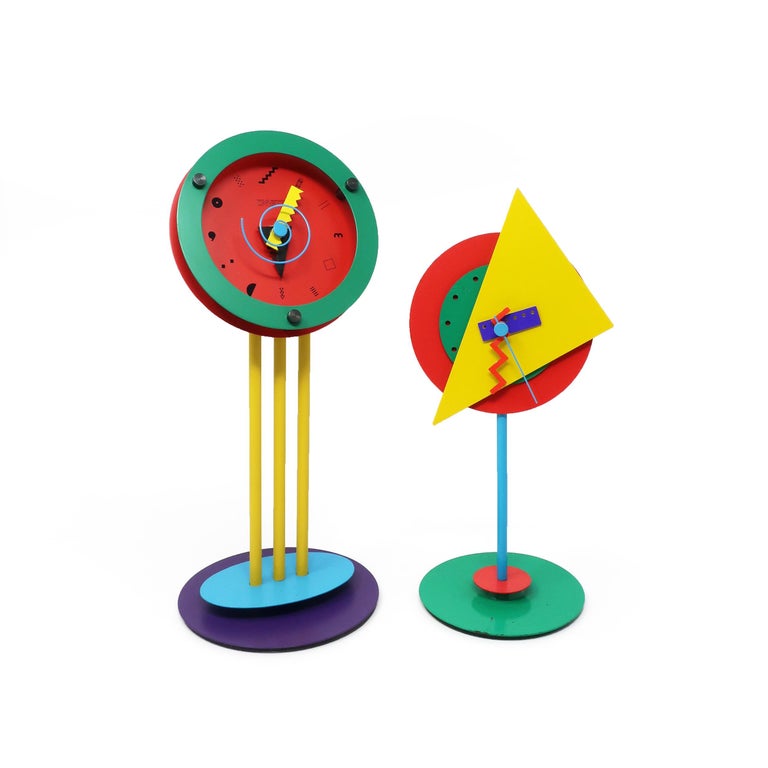1980s Postmodern "Paradise" Table Clock by Shohei Mihara for Wakita and ...