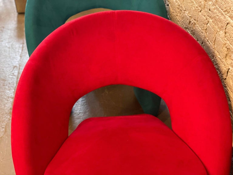 1980s Postmodern Sculptural Chairs in the Manner of Jaymar, a Pair at ...