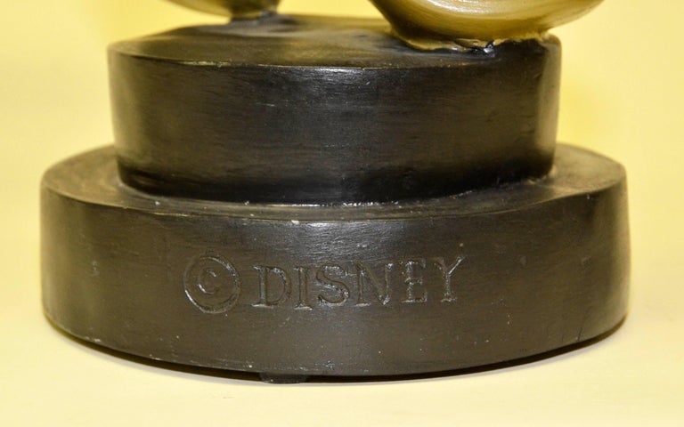 1980s Rare Walt Disney Mickey Mouse Conductor Statue in Fiberglass at ...