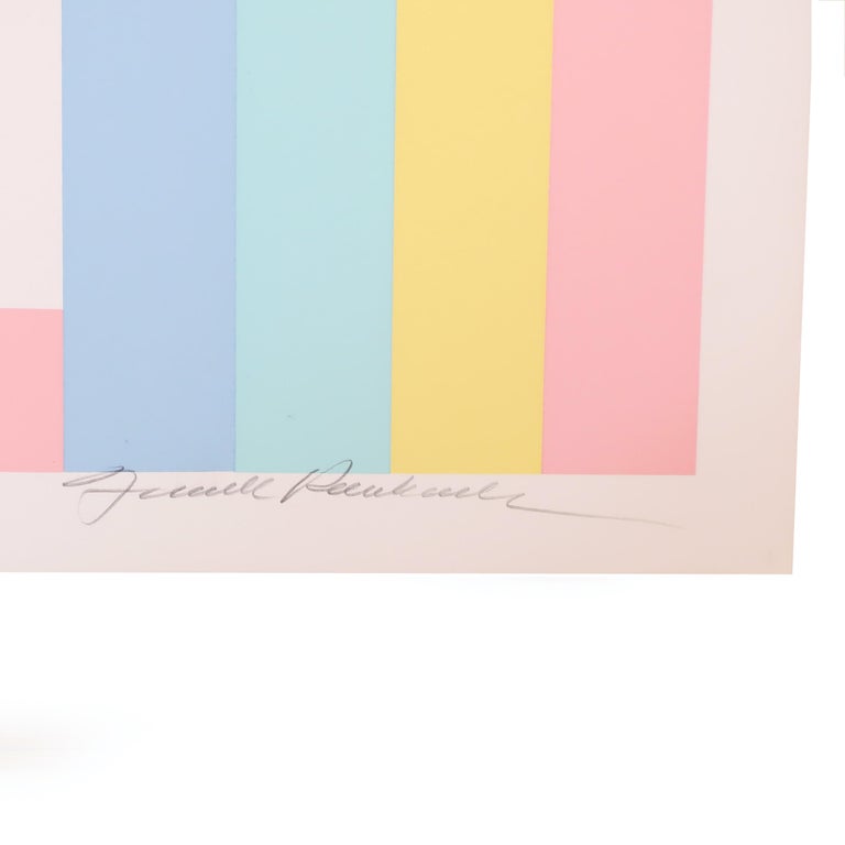 1980s "Regatta" Screenprint by Frank Rowland For Sale at 1stDibs