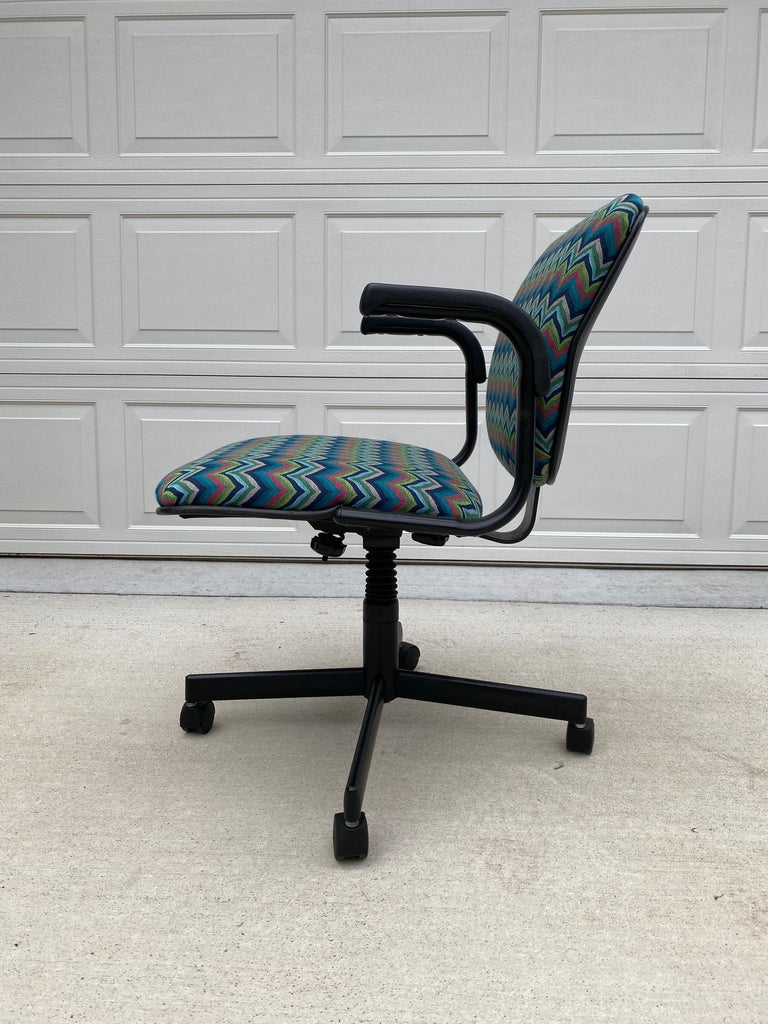 1980s Reupholstered Office Chair by Stylex, Inc. In Mid-Century Modern ...