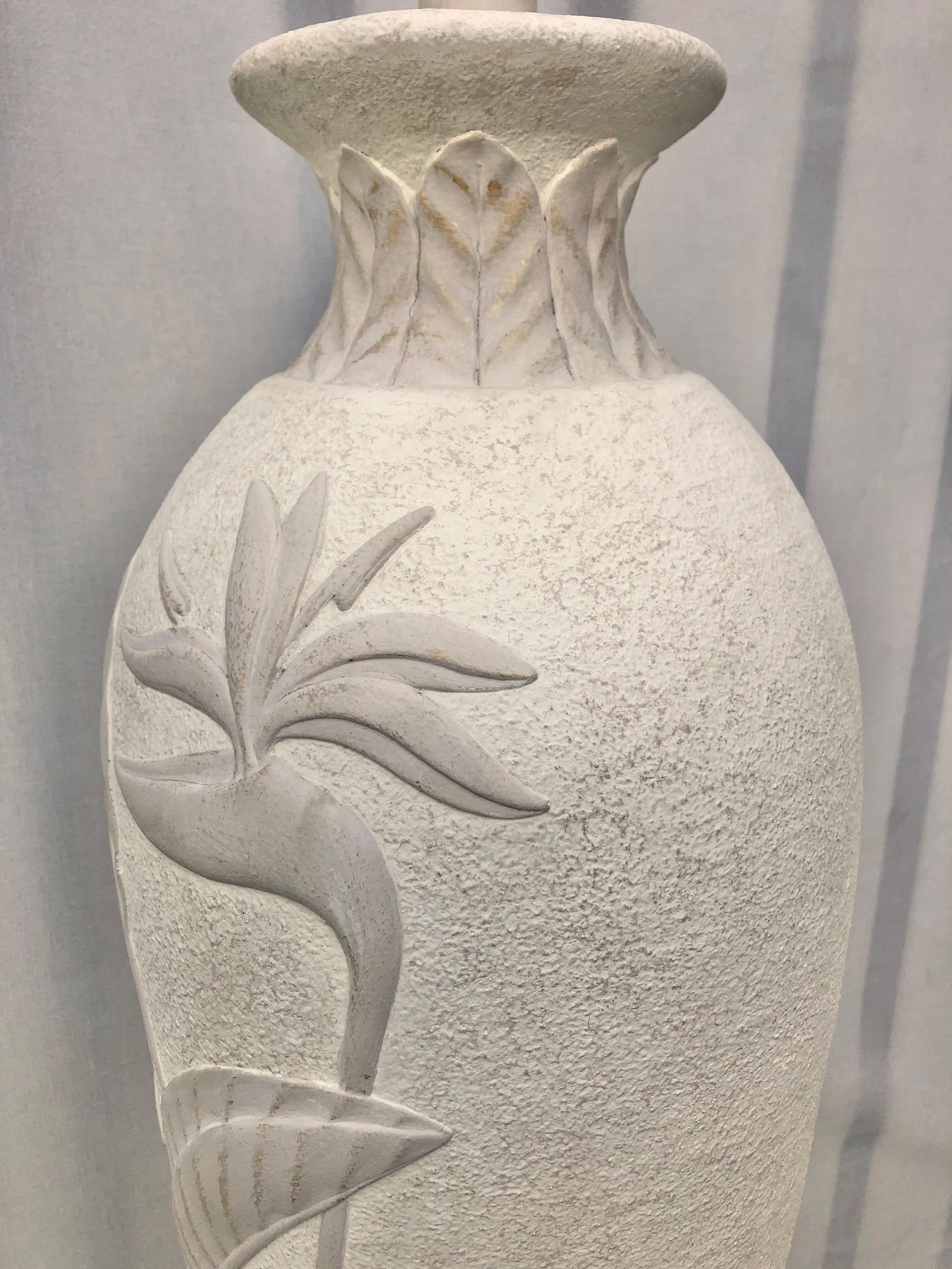 1980s Sculptural Coastal Style Bird of Paradise Flowers Floor Lamp For ...