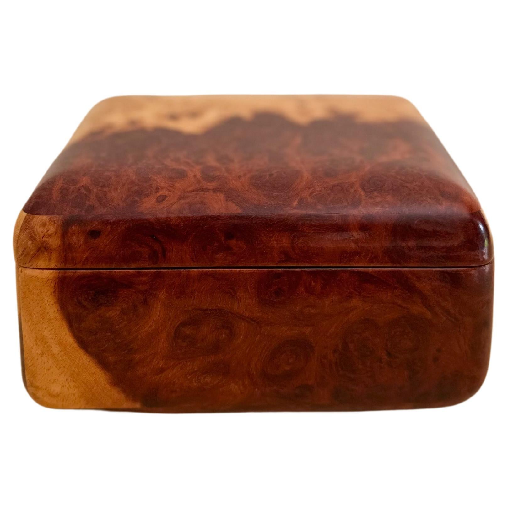 Burl Boxes - 107 For Sale at 1stDibs | burl wood box, burlwood box ...