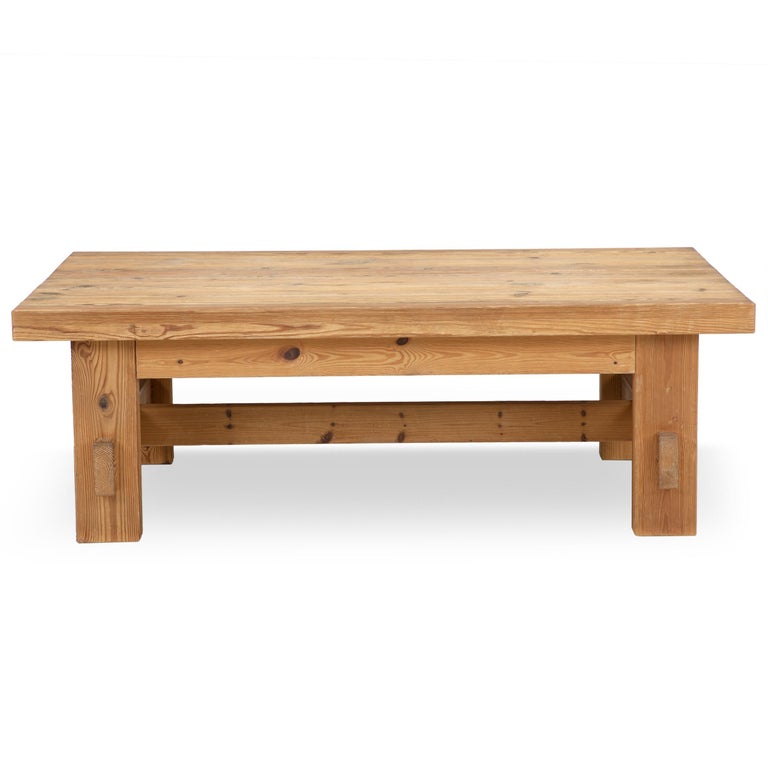 1980s Solid Pomeranian Pine Coffee Table by Jens Lyngsoe For Sale at ...