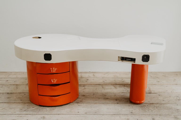 1980s Space Age Desk For Sale at 1stDibs