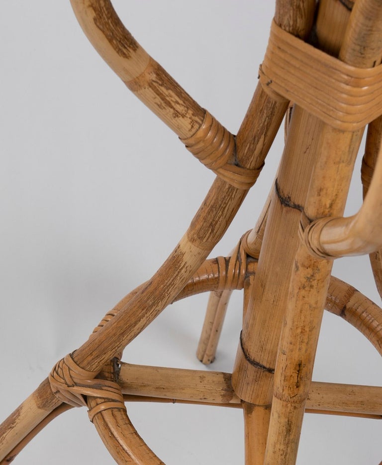 1980s, Spanish Bamboo Coat and Hat Rack For Sale at 1stDibs