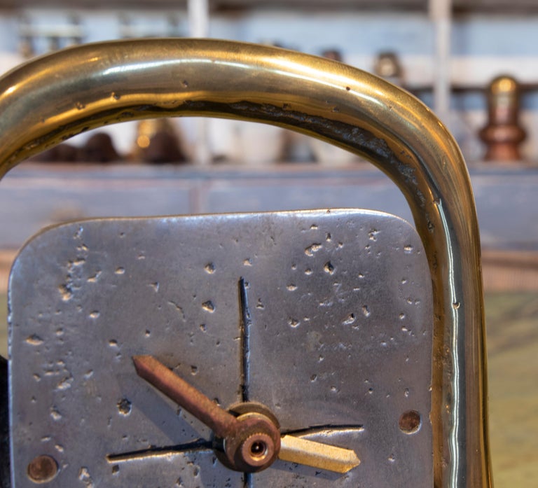 1980s Spanish Table Clock by the Artist David Marshall For Sale at 1stDibs