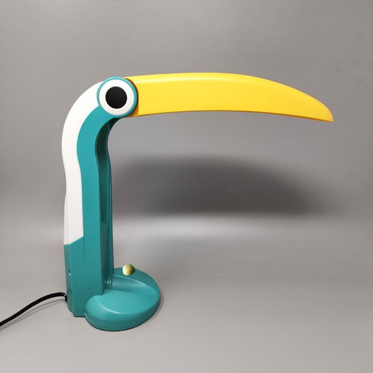 1980s Stunning Toucan Table Lamp by H.T. Huang for Lenoir For Sale at ...