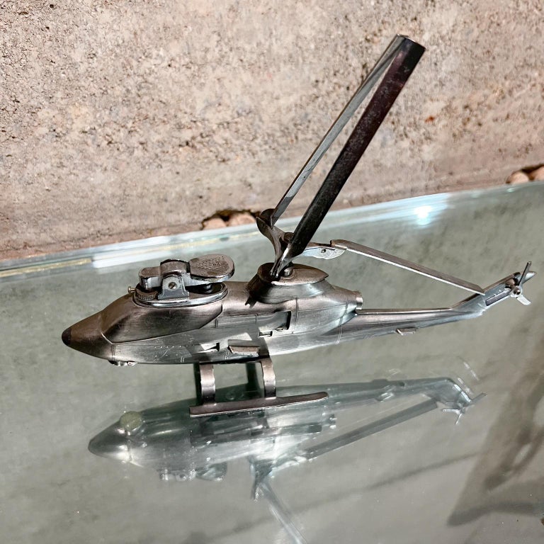 1980s Table Lighter Chrome Plated Huey Cobra Helicopter Japan For Sale ...